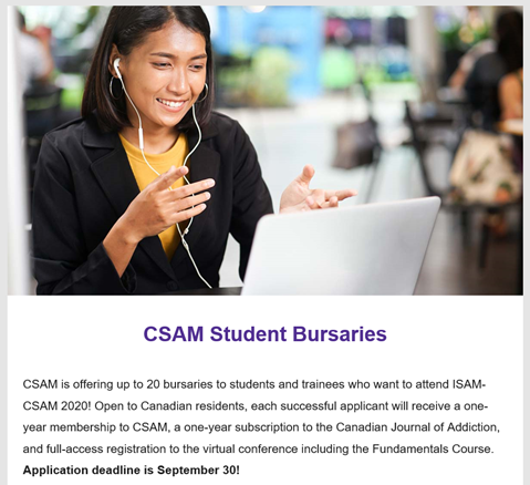 Canadian Society for Addiction Medicine - International Society for ...